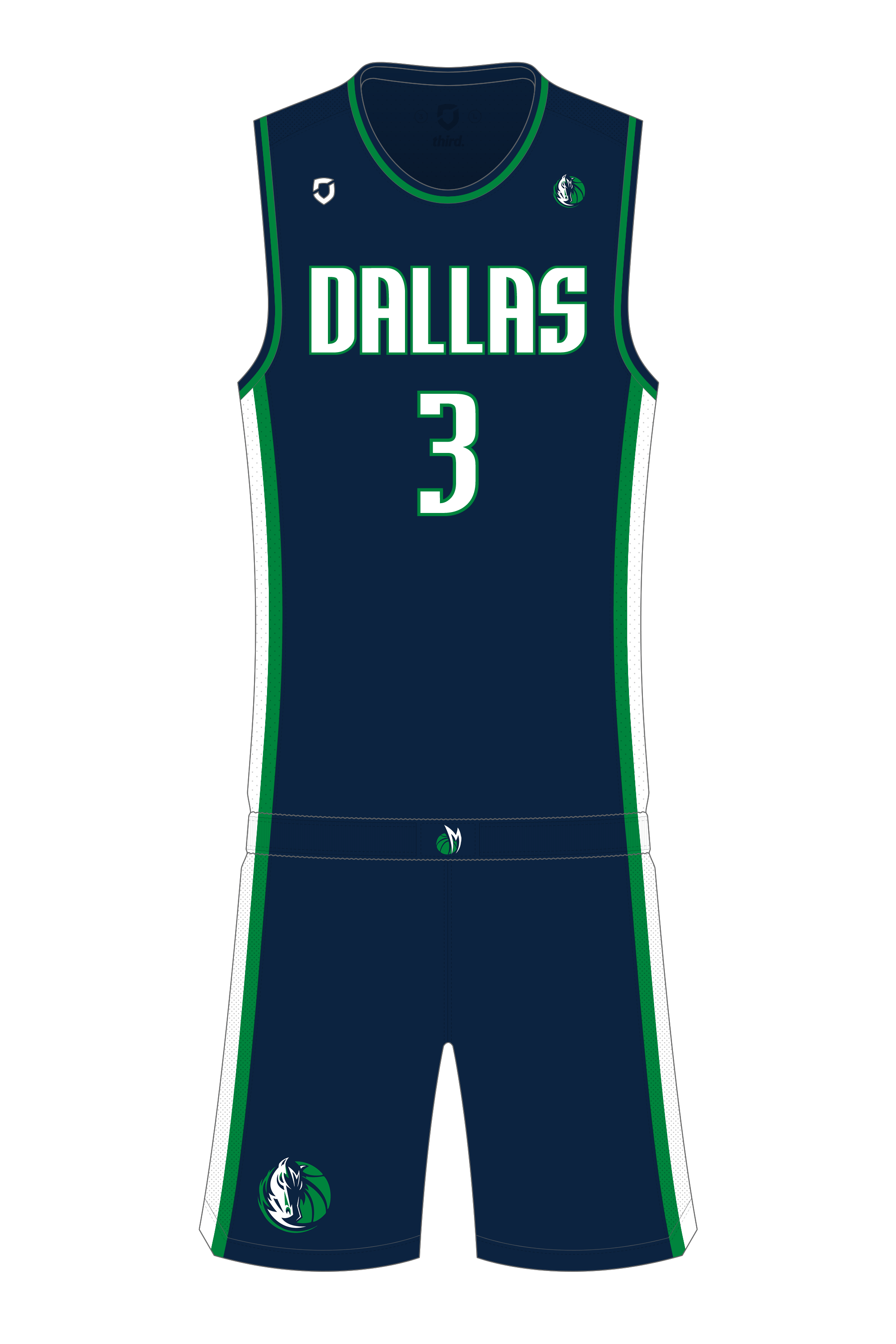 Dallas Mavericks Away — Third Sports Design by Dean Robinson