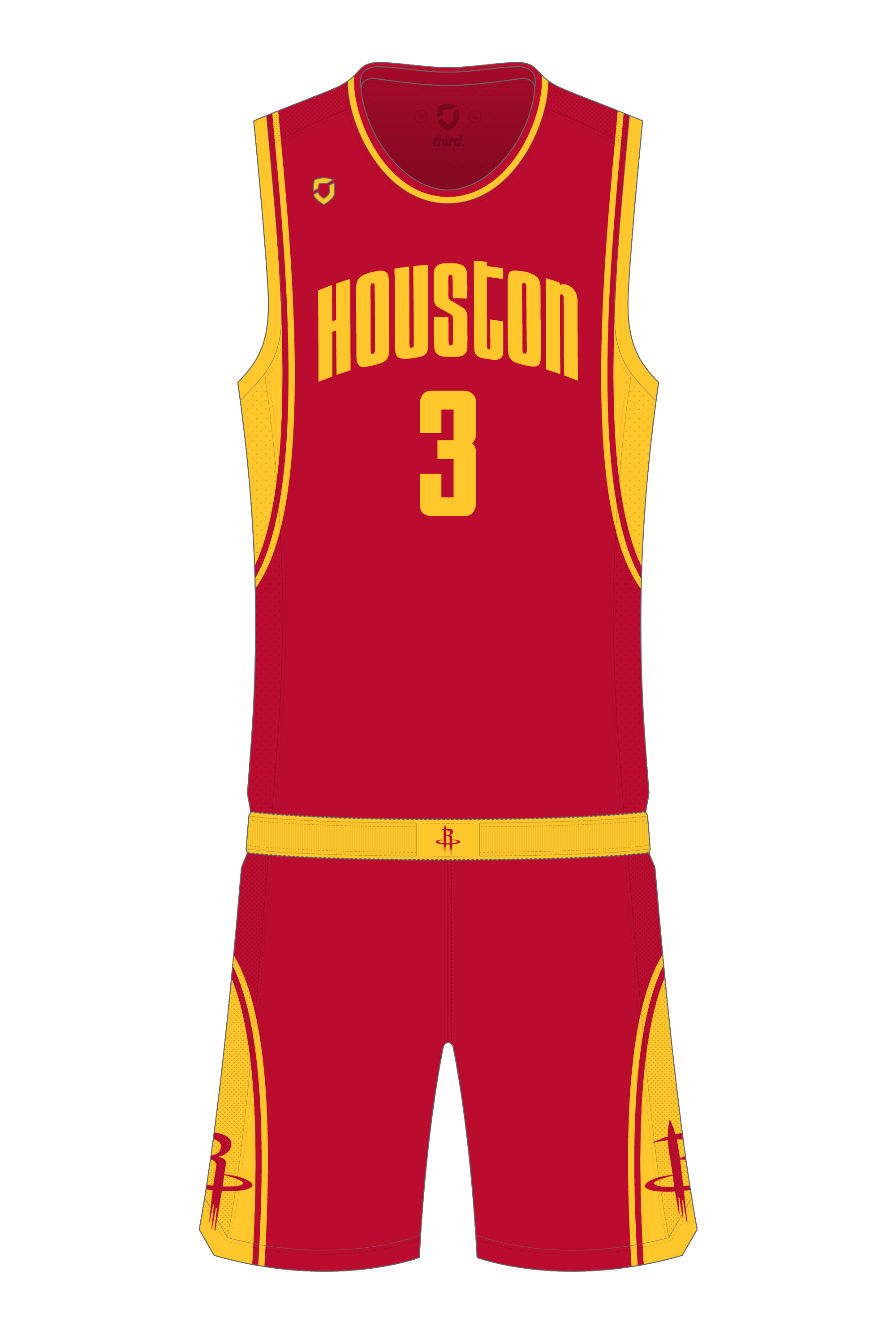 Houston Rockets Away — Third Sports Design by Dean Robinson