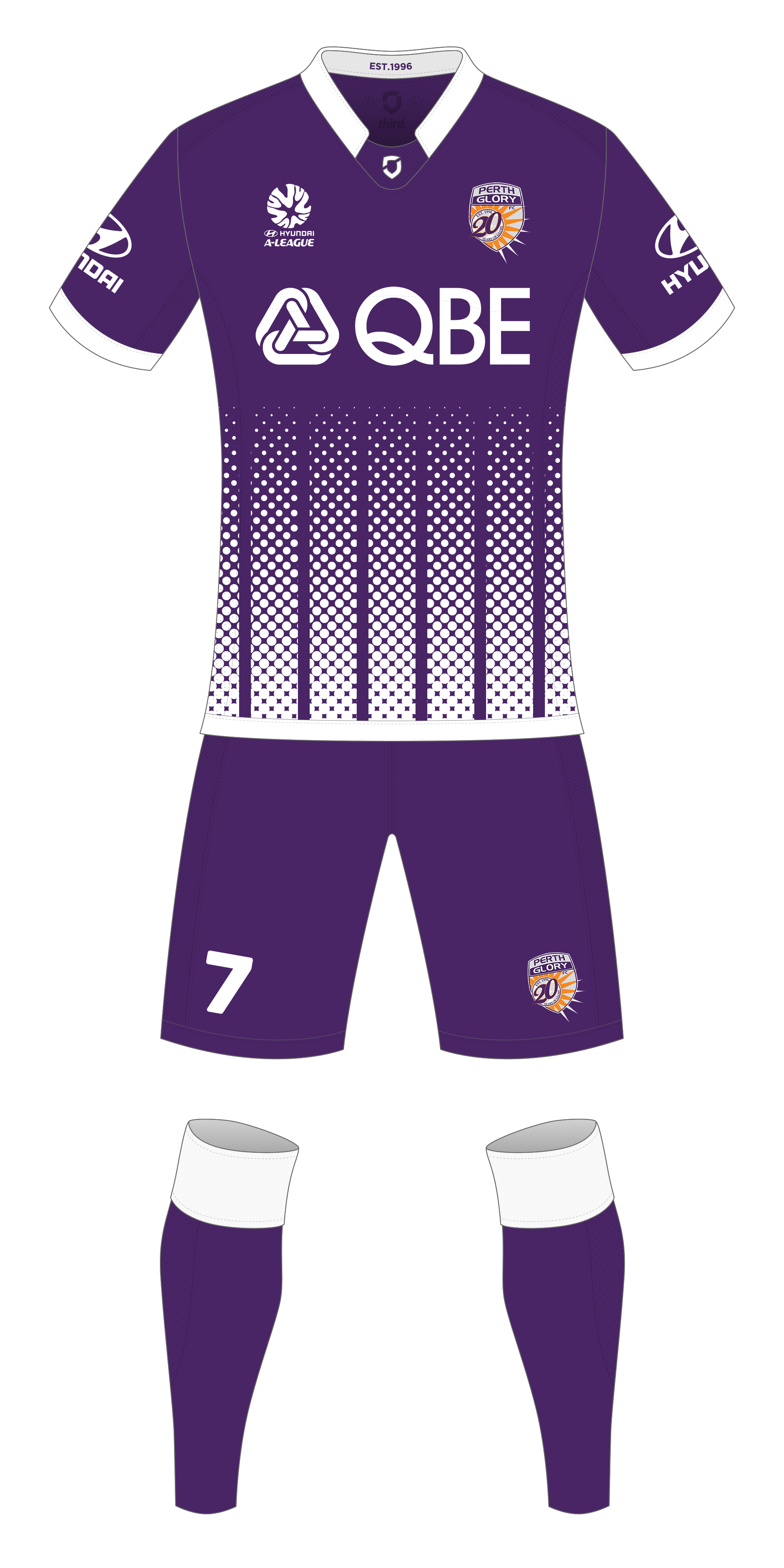 Perth Glory Home — Third Sports Design by Dean Robinson