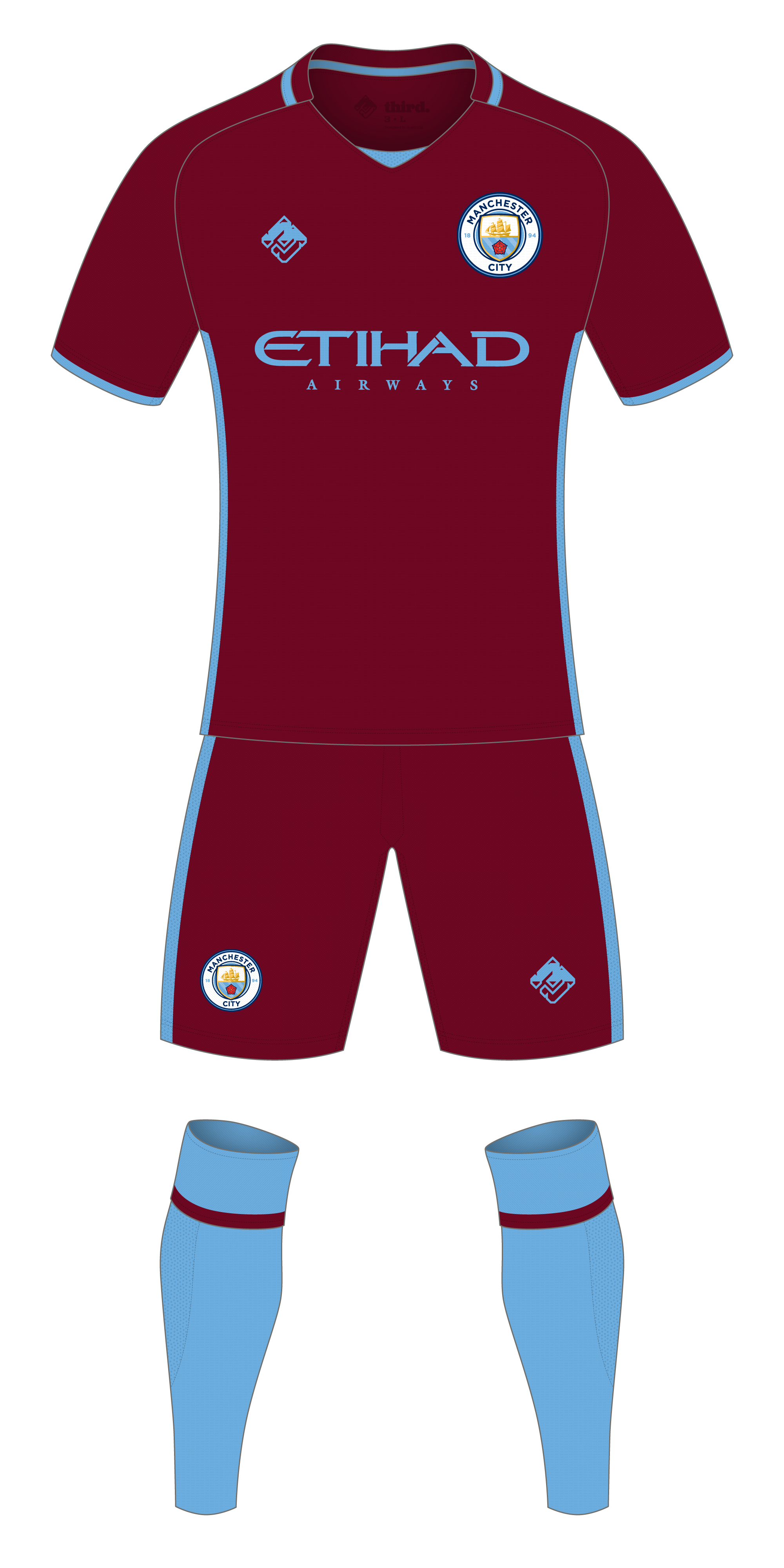 Manchester City Away — Third Sports Design by Dean Robinson