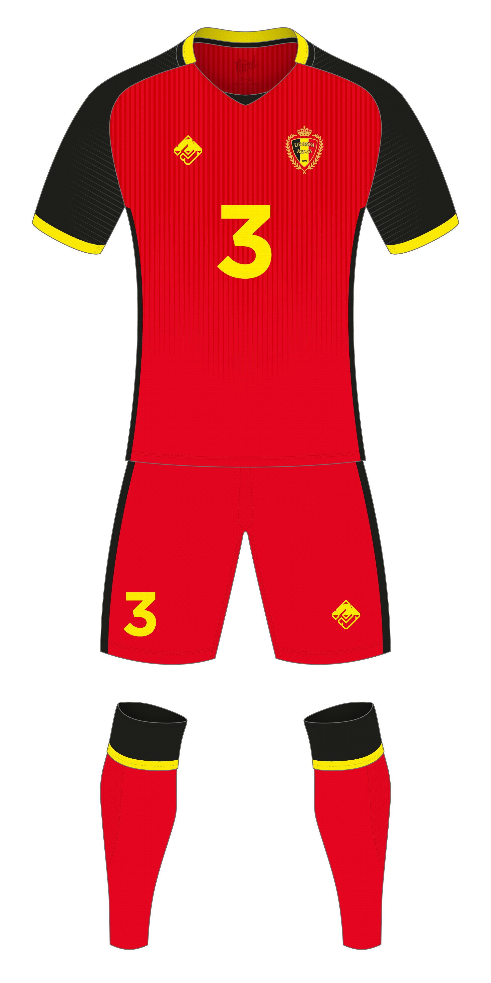 Belgium World Cup 2018 Concept — Third Sports Design By Dean Robinson
