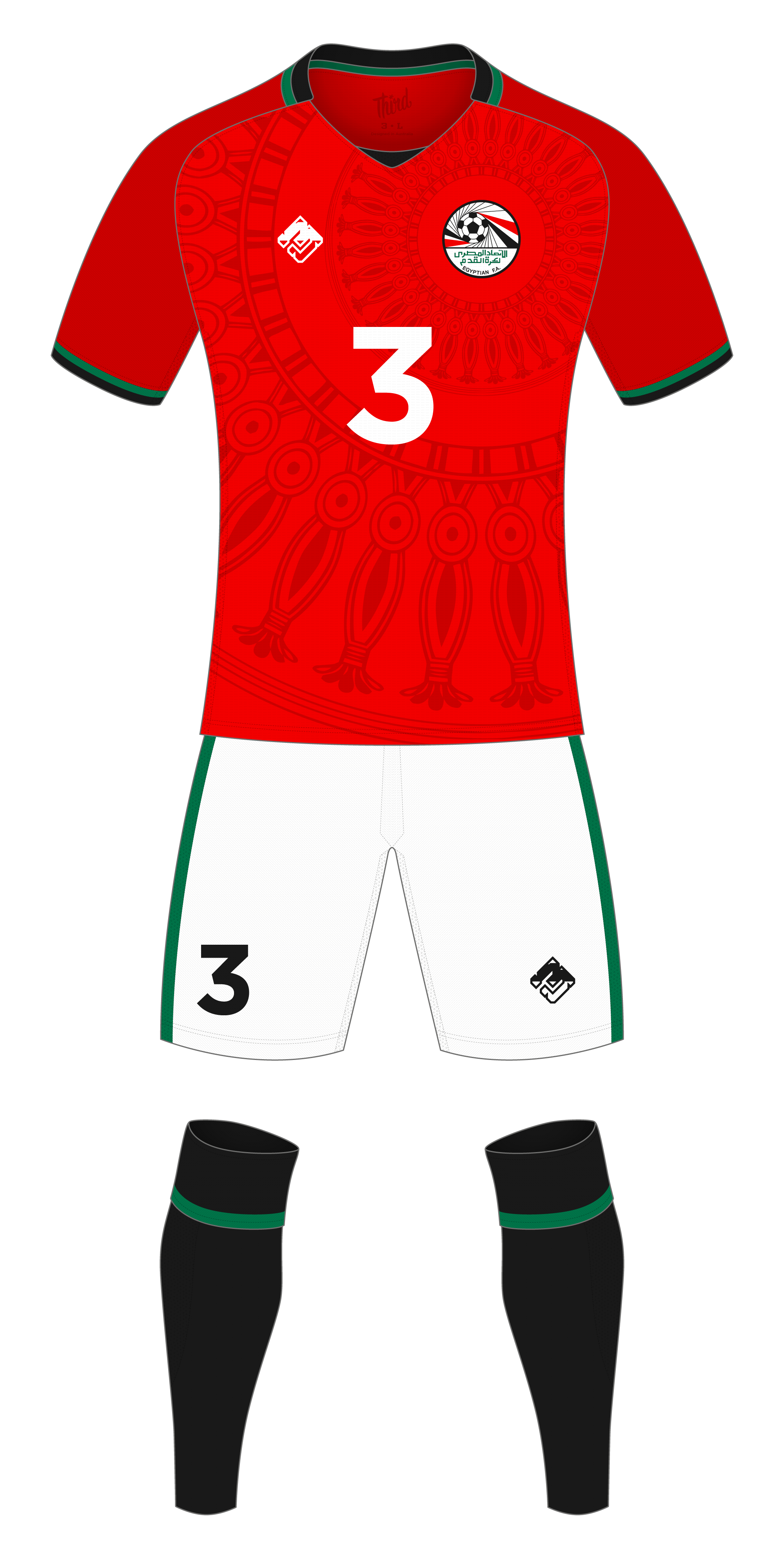 Egypt World Cup 2018 Concept — Third Sports Design By Dean Robinson