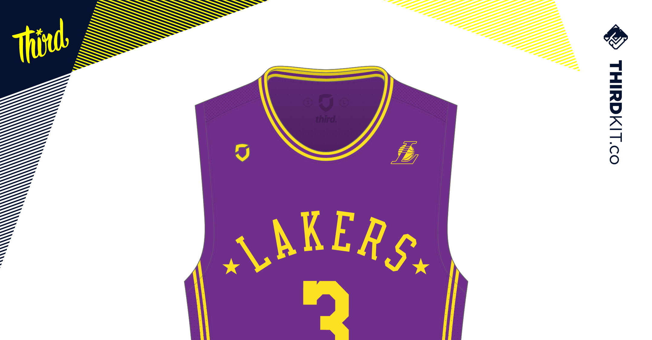 Los Angeles Lakers Alternate — Third Sports Design by Dean Robinson