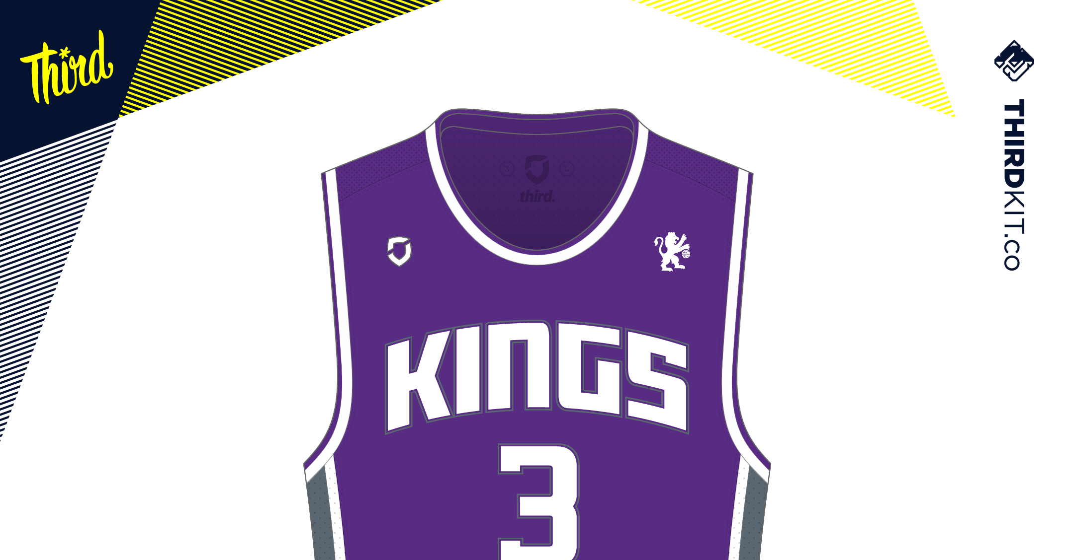Sacramento Kings Away — Third Sports Design by Dean Robinson