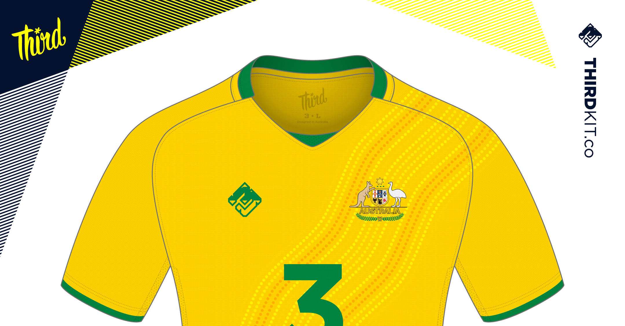 Australia World Cup 2018 Concept — Third Sports Design By Dean Robinson