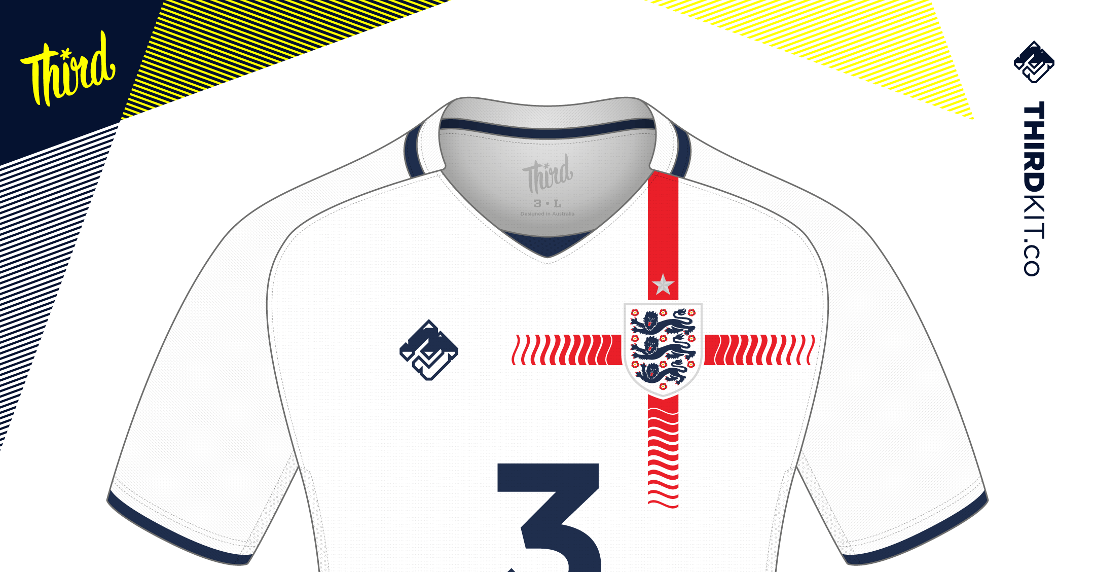 England World Cup 2018 Concept — Third Sports Design By Dean Robinson