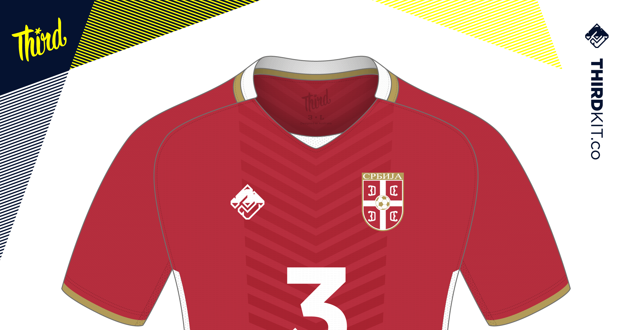 Serbia World Cup 2018 Concept — Third Sports Design By Dean Robinson
