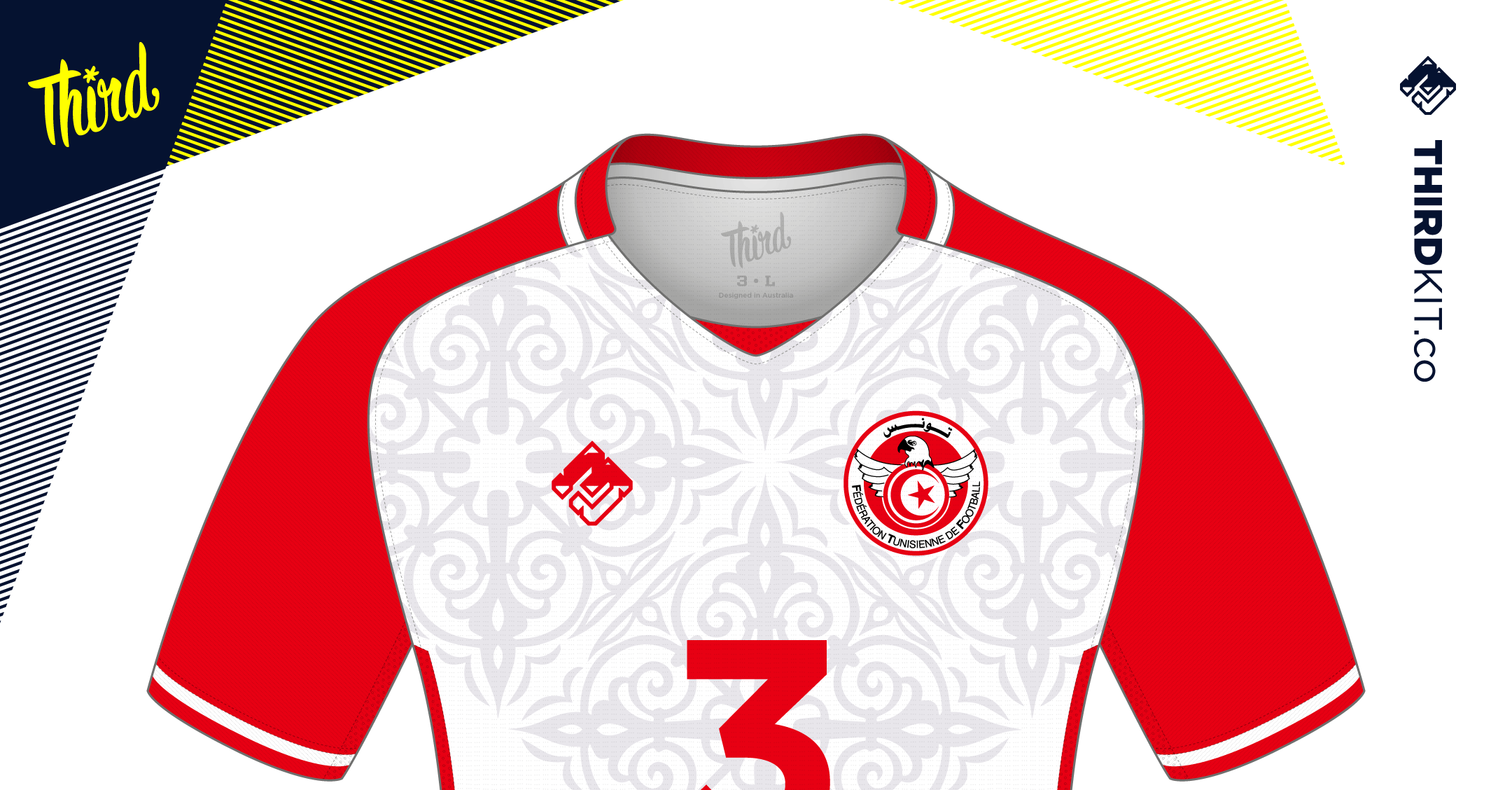 Tunisia World Cup 2018 Concept — Third Sports Design By Dean Robinson